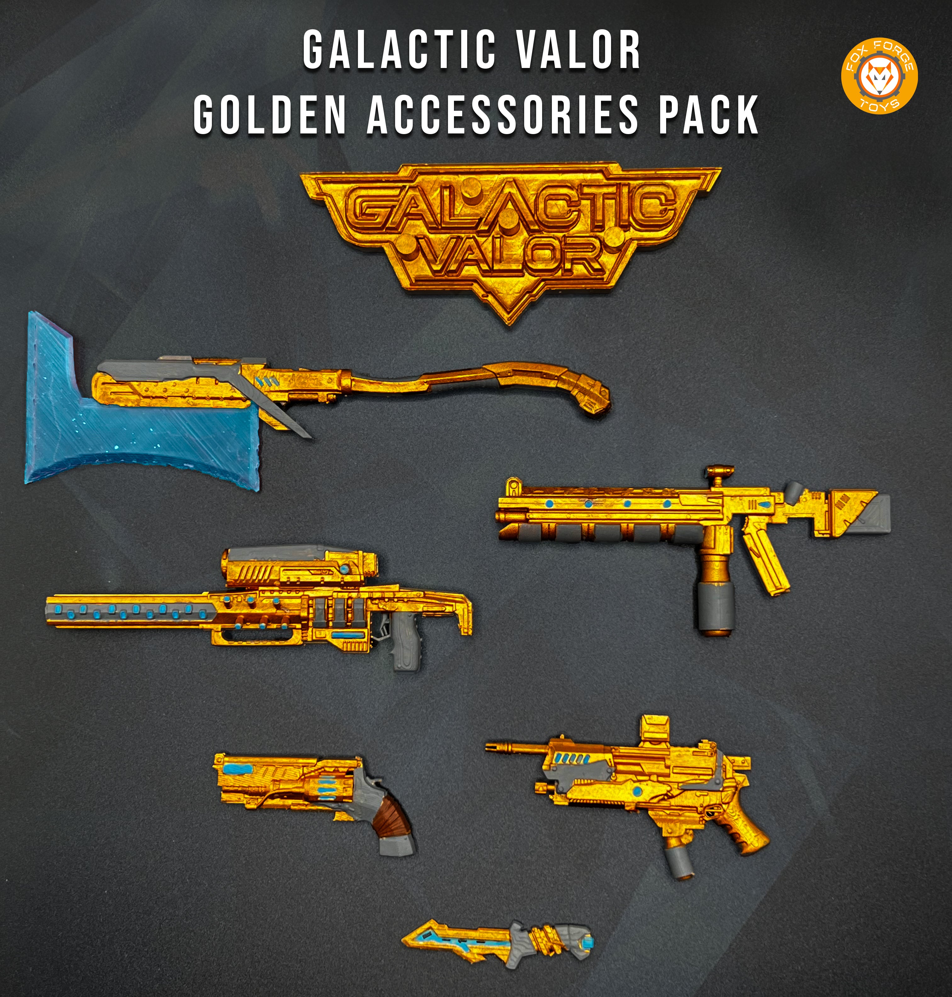 Golden Accessories Pack – Fox Forge Toys
